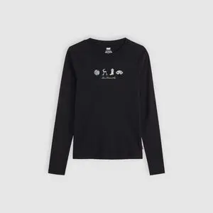 LEVI'S Graphic Essential Long-sleeve T-shirt - Pirate Black