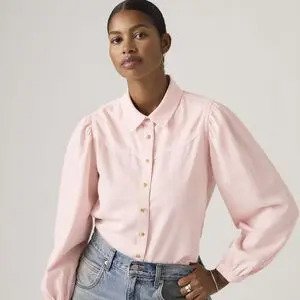 LEVI'S Journey Western Shirt Chambray - Crystal Pink Gd