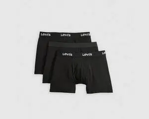 LEVI'S Solid Basic Boxer Briefs - Black