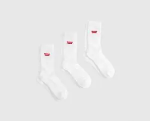 LEVI'S Regular Cut Socks - White