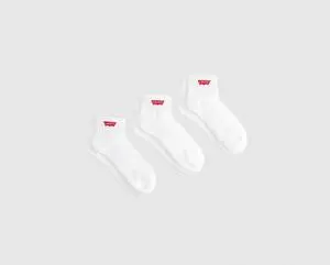 LEVI'S Mid Cut Socks - White