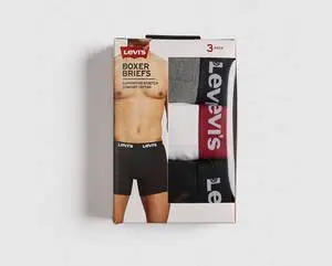 LEVI'S Solid Basic Boxer Briefs
