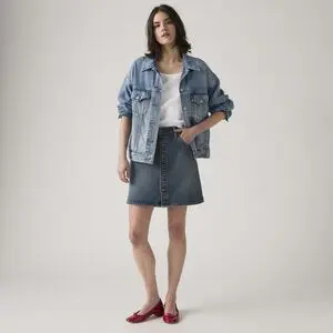 LEVI'S Retro Button Front Skirt - Eight Track