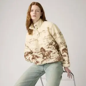 LEVI'S Kasey Sherpa Pullover - Wild Horses