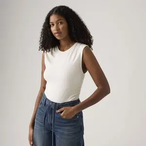 LEVI'S Crystal Ruched Top - Sugar Swizzle