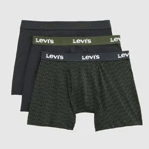 LEVI'S Logo Print Boxer Briefs - Black