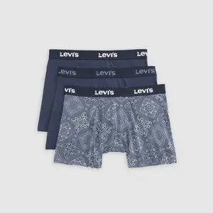 LEVI'S Western Print Boxer Briefs - Blue