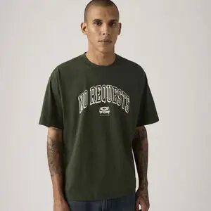 LEVI'S Graphic Boxy T-shirt - No Requests Kombu Green