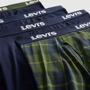LEVI'S Plaid Boxer Briefs - Blue