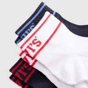 LEVI'S Mid Cut Collegiate Logo Socks