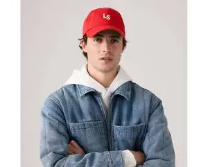 LEVI'S Monogram Cap - Mars Red
