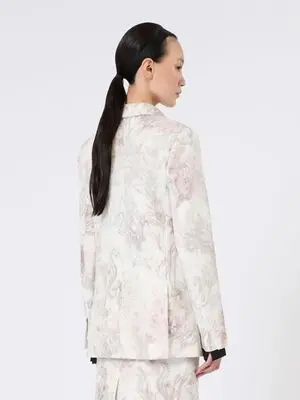 Max Mara Slim-fit Printed Blazer