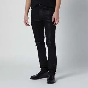 Amiri Waxed Skinny Jeans