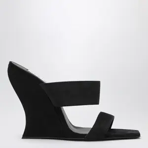 Alaïa Wave Mules In Suede