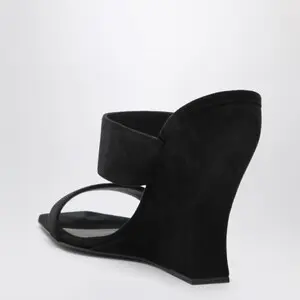 Alaïa Wave Mules In Suede