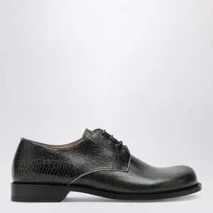 Loewe Campo Derby In Crackled Calfskin