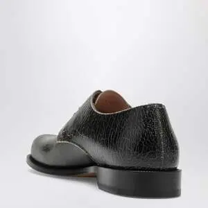 Loewe Campo Derby In Crackled Calfskin