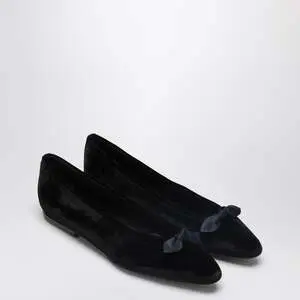 Loro Piana Primula Velvet Ballet Flats