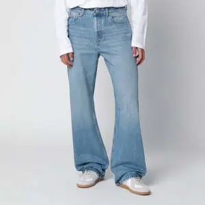 Jacquemus Straight-leg Jeans In Washed Denim - Blue