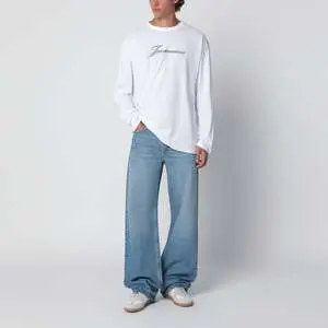 Jacquemus Straight-leg Jeans In Washed Denim