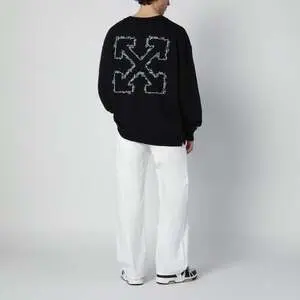 OFF-WHITE™ Script Arrow Diagonal Skate Sweatshirt