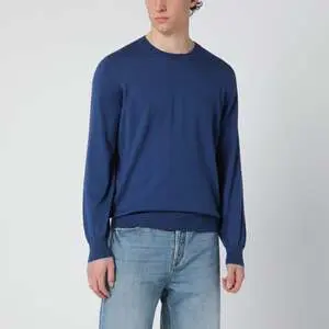 Brunello Cucinelli Cotton Crew-neck Sweater - Blue