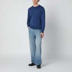 Brunello Cucinelli Cotton Crew-neck Sweater - Blue