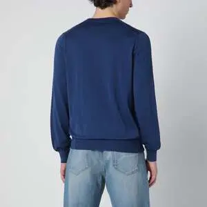 Brunello Cucinelli Cotton Crew-neck Sweater - Blue