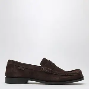 Loewe Campo Loafers In Suede Calfskin - Brown