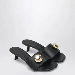Loewe Pebble Slides In Calf Leather