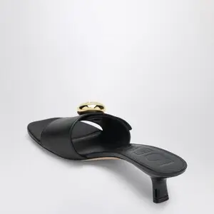 Loewe Pebble Slides In Calf Leather