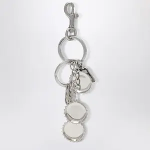 Balenciaga Logo Bottle Cap Keyring Charm