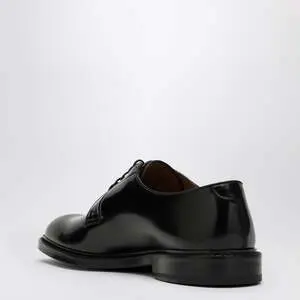 DOUCAL'S Low Leather Lace-up - Black