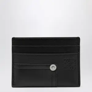 Loewe Simple Panta Card Holder In Leather - Black