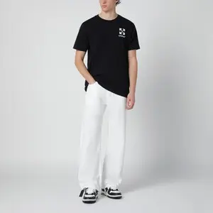 Off-White Trousers With Logo