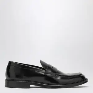 DOUCAL'S Leather Classic Loafer - Black