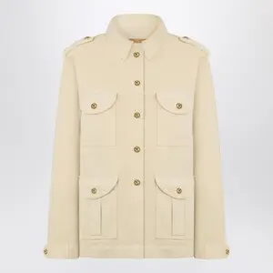 BLAZÉ MILANO Safari Jacket In Denim - Beige