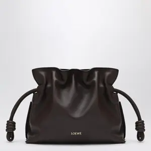 Loewe Flamenco Mini Clutch Bag Chocolate - Brown