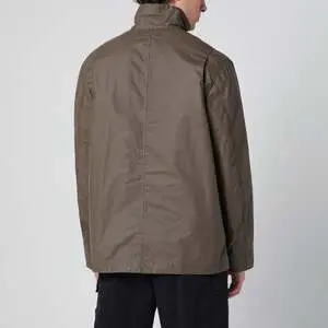 Stone Island Waxed Cotton Canvas Field Jacket - Brown