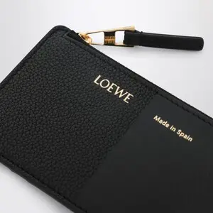 Loewe Card Holder With Coin Pocket - Black