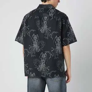 Our Legacy Death Paisley Print Shirt In Cotton And Linen