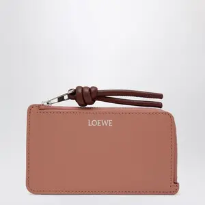 Loewe Card Holder With Coin Pocket Blush/Mahogany Pink