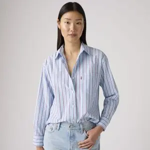 LEVI'S Harlie Boyfriend Shirt - Chambray Blue