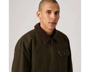 LEVI'S Cotton Canvas Depot Jacket With Blanket Lining