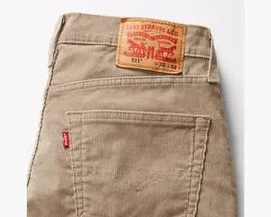 LEVI'S 511 Slim Fit Corduroy Jeans - Timber Wolf