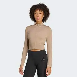 Adidas Workout Essentials Full-zip Knit Jacket