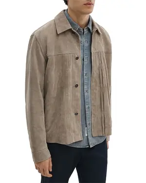 Rag & Bone Dwight Suede Jacket - Mink