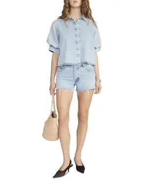 FRAME The Billow Sleeve Shirt - Puffin
