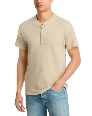 Rag & Bone Classic Flame Henley T-shirt - Taupe