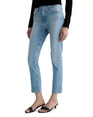 Ag Mari Mid-rise Slim Straight Jeans